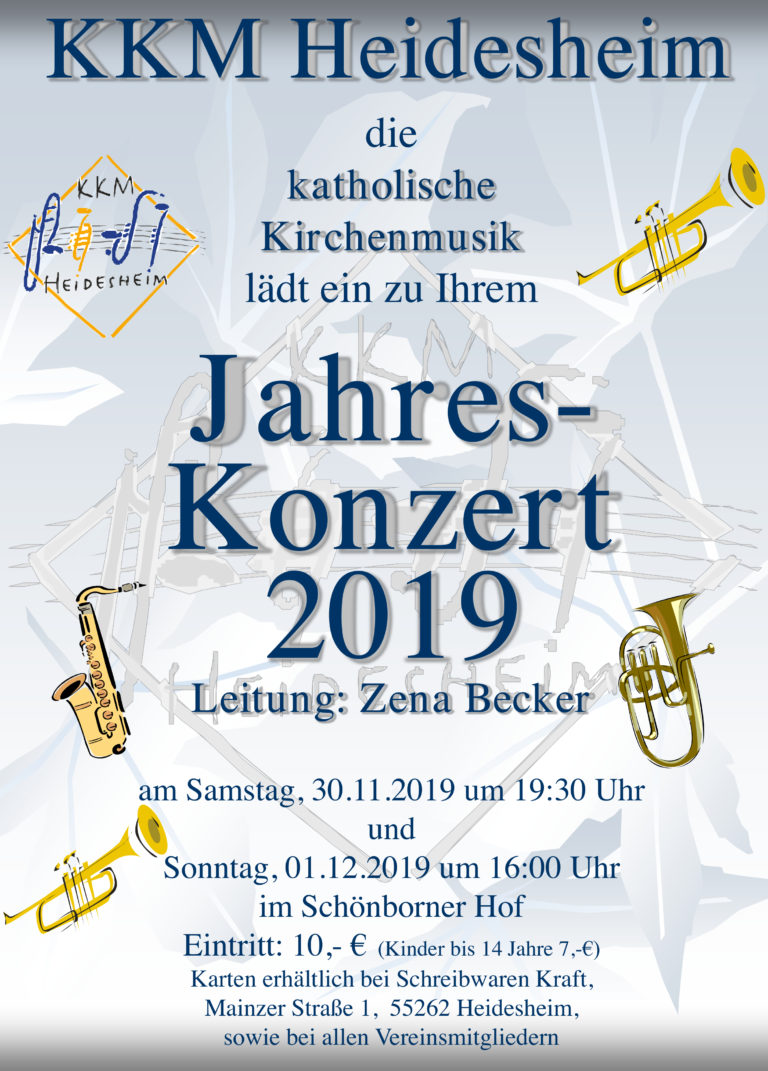 Jahreskonzert 2019 – Kath. Kirchenmusik Heidesheim